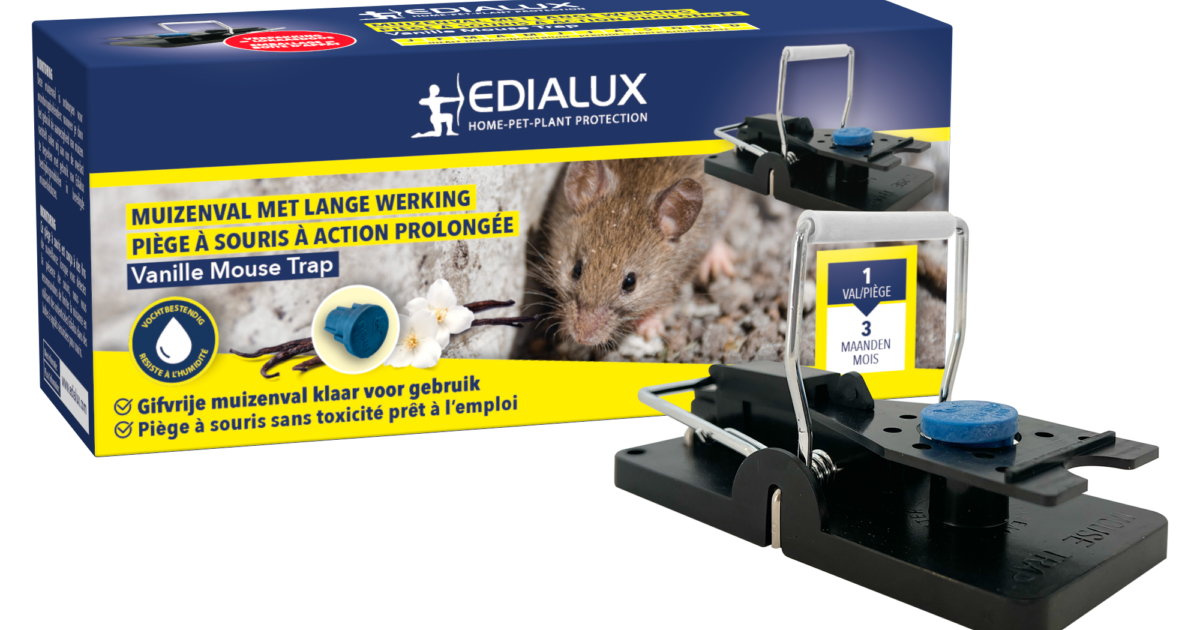 Vanille mouse trap muizenval | Edialux
